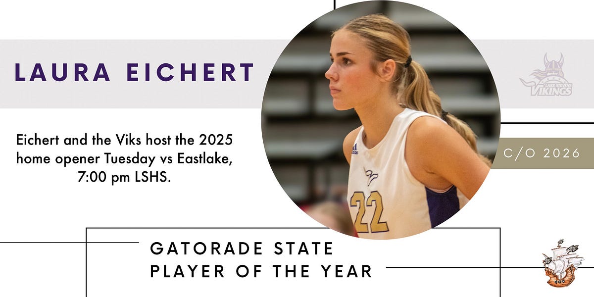 See Volleyball State Player of the Year Laura Eichert in Action Thursday