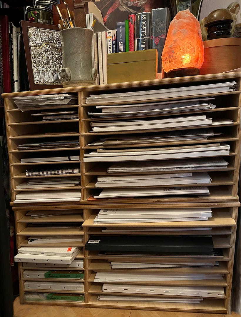 Art Storage Spaces - Colleen Doran's Funny Business