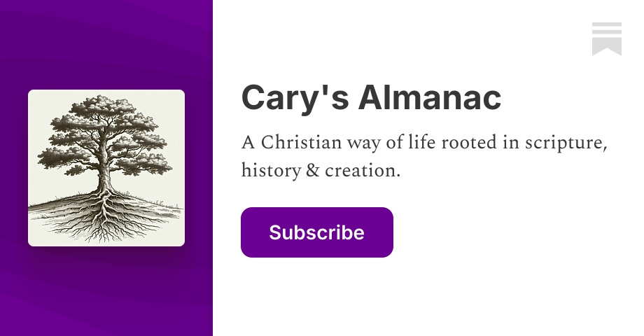 Cary's Almanac | James Cary | Substack