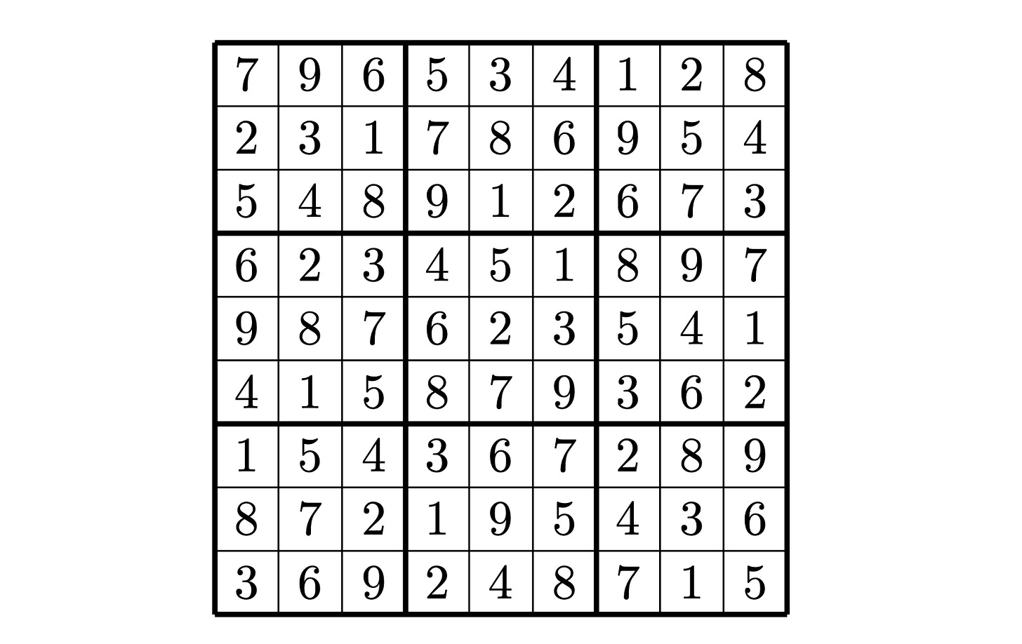 Sudoku Solver using Algorithm X (Dancing Links)