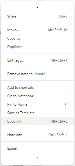 The new Evernote note sharing functions explained