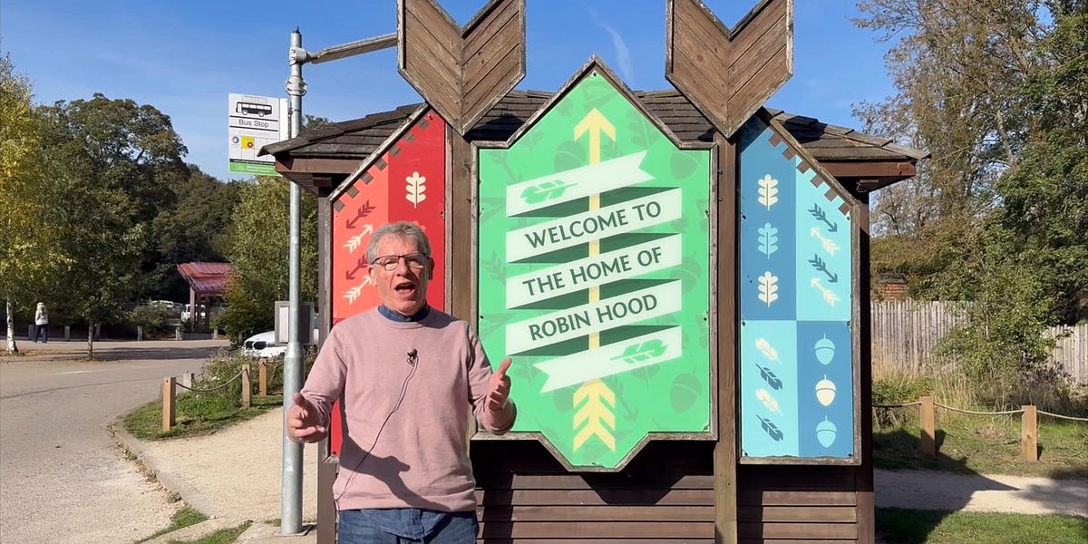 Riding through the glen, Kelner doesn't quite answer the Robin Hood question: Man or Myth..