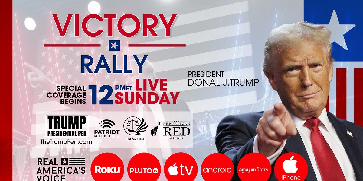 WATCH PRESIDENT TRUMP'S VICTORY RALLY