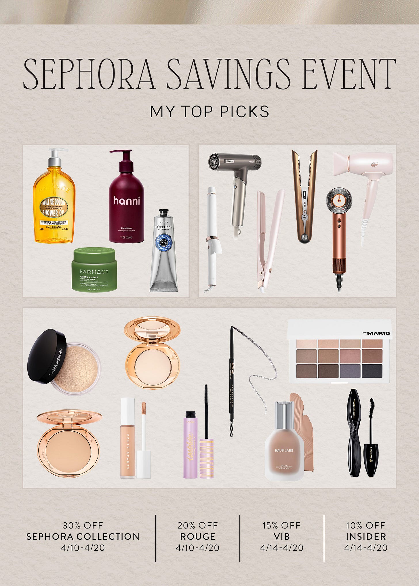 New Try-Ons + Sephora Savings Event Picks