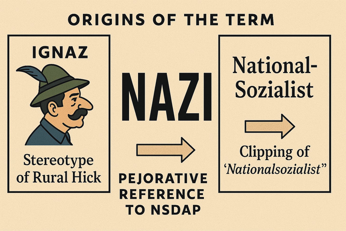 The Word That Terrifies Them: Why “Nazi” Isn’t Their Acronym, and Never Was