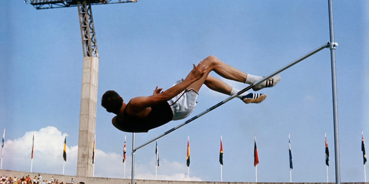 old high jump technique