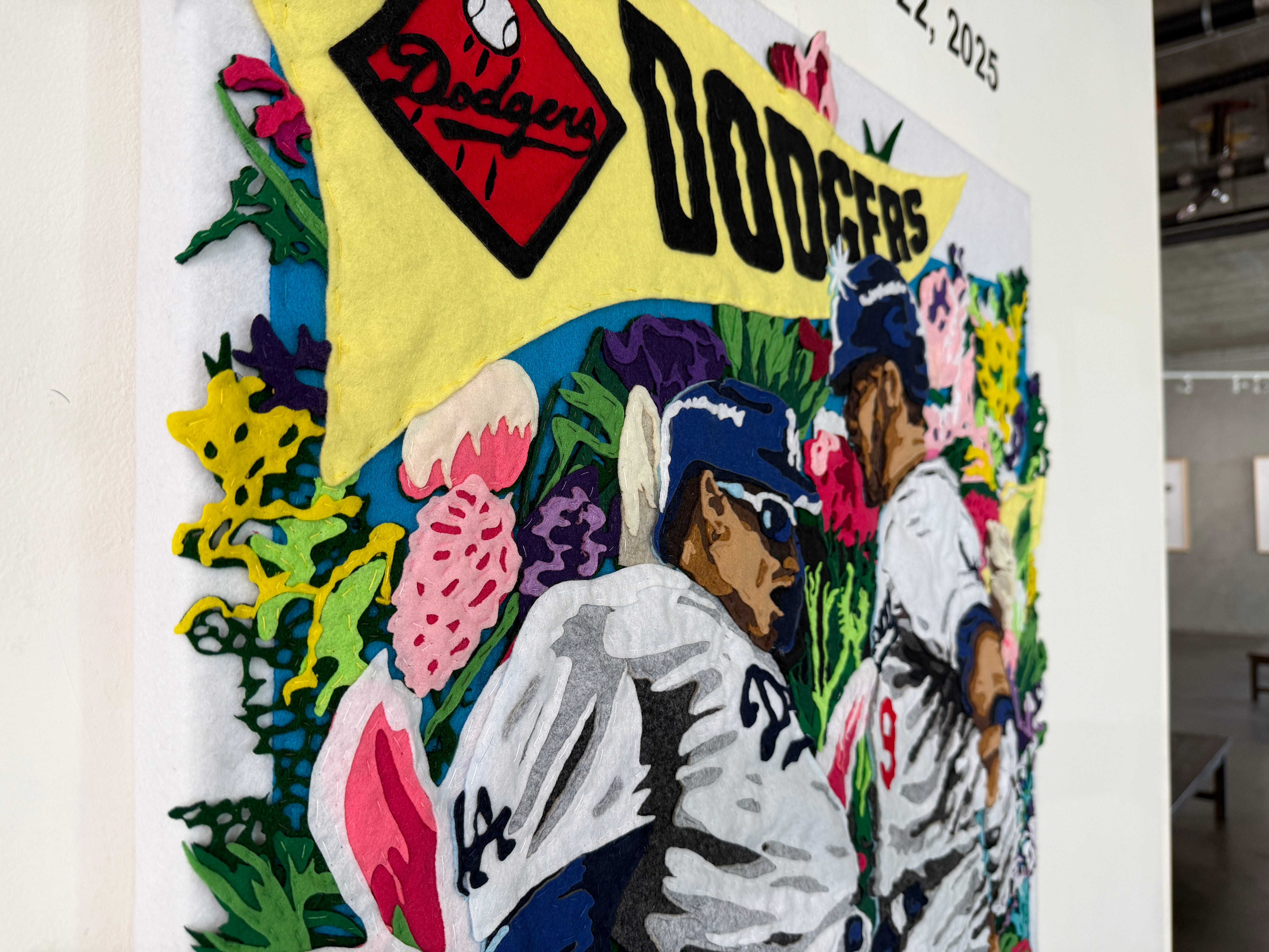 Baseball Art: Pat Riot & Billy Kheel - by Jay Wade Edwards