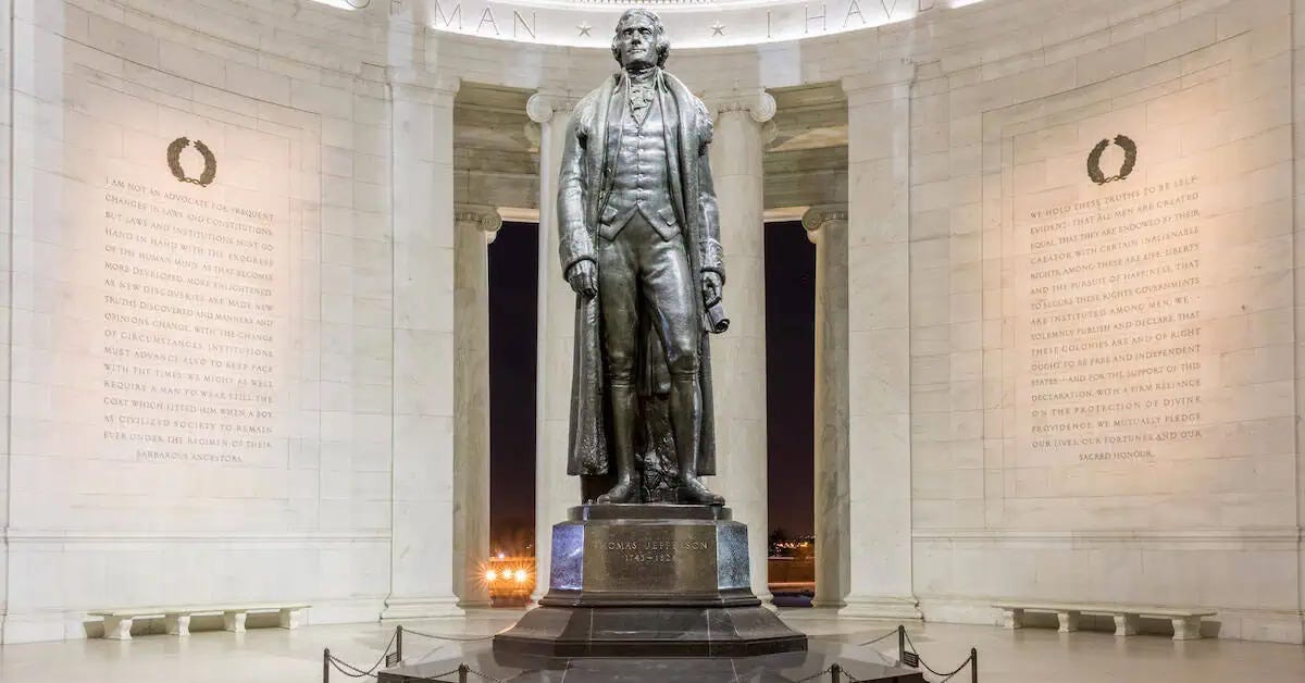 Jefferson's three-step guide to having a prosperous life