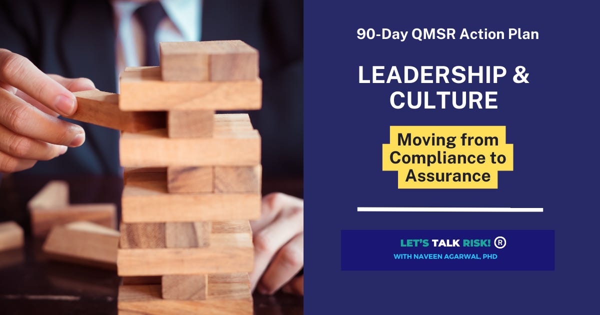 QMSR and the Assurance Mindset: A Leadership Imperative