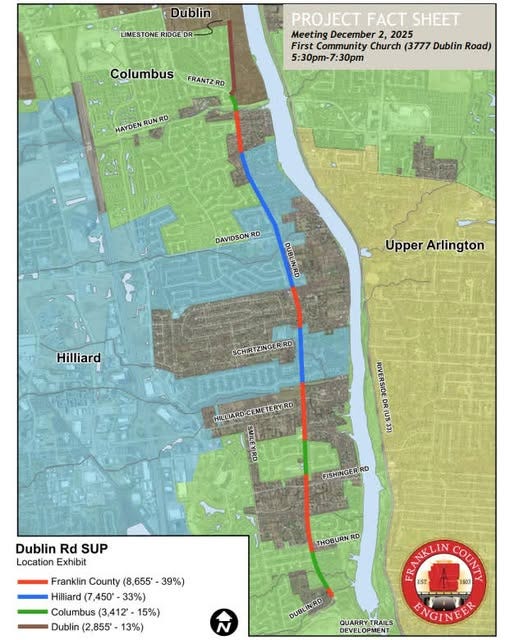 New shared-use path on Dublin Road to connect Tuttle Crossing area to ...