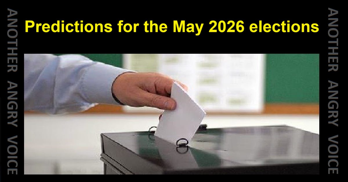 Predictions for the 2026 local elections, Scottish Parliament election ...
