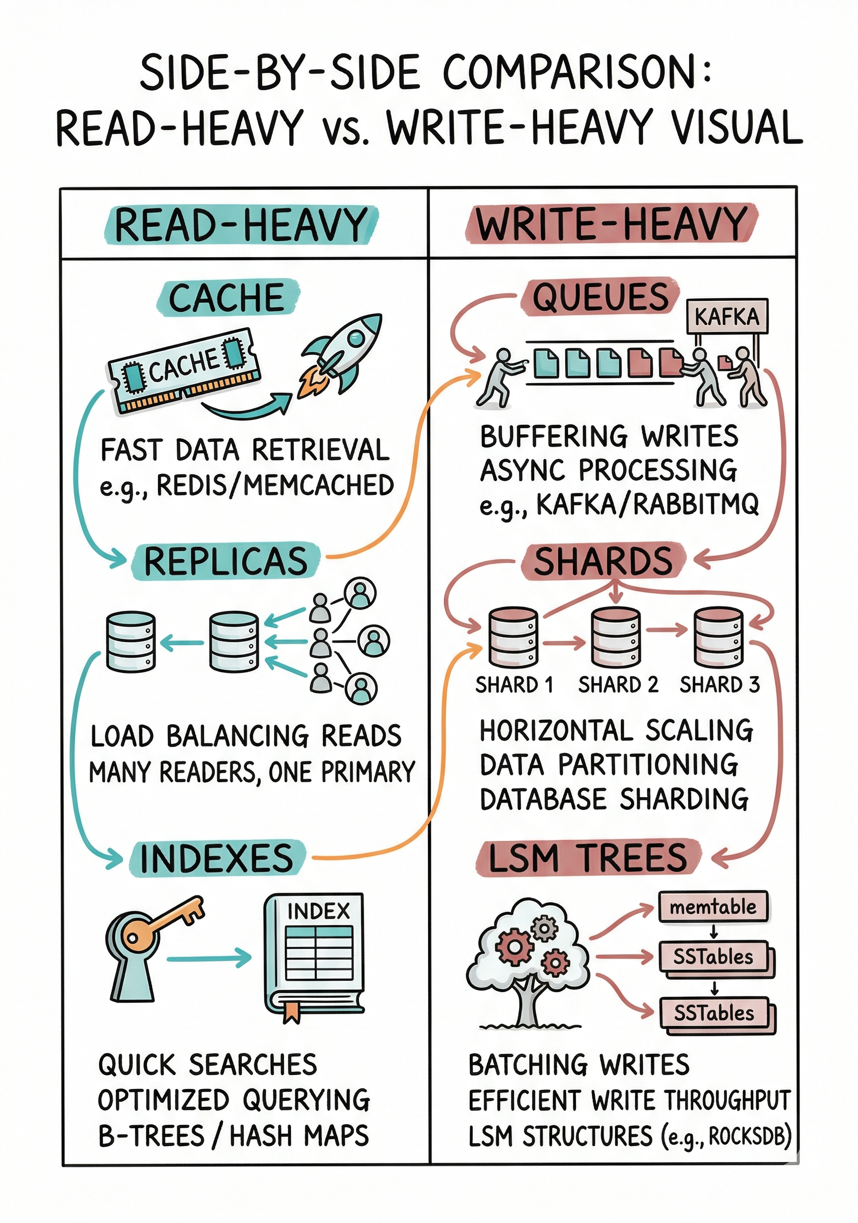 Read-Heavy vs Write-Heavy Systems: The Framework FAANG Interviewers Use