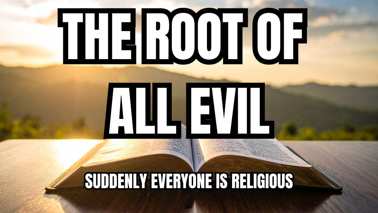 THE ROOT OF ALL EVIL - by Oor Tom’s Reads