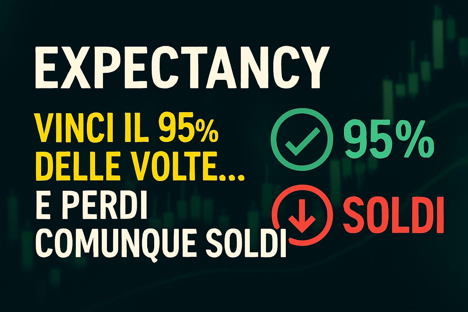 ️ Expectancy – Come perdere con il 95% di trade vincenti