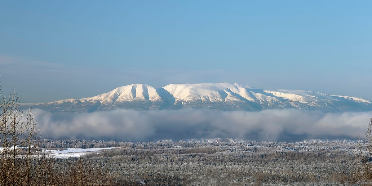 Sleeping Lady Alaska - by Michael R Dougherty
