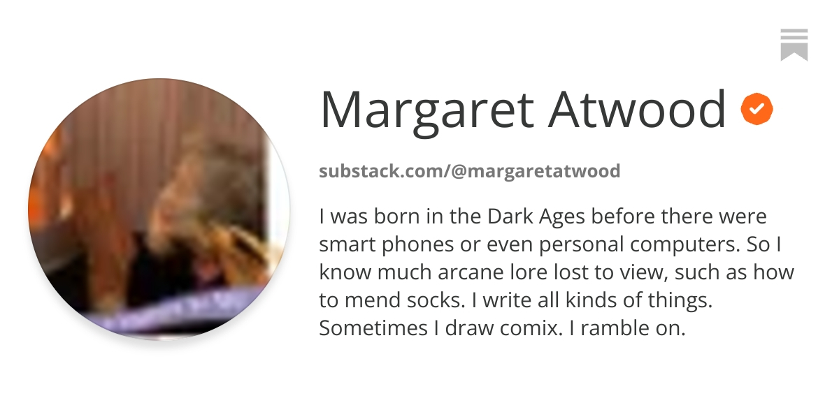 Margaret Atwood | Substack