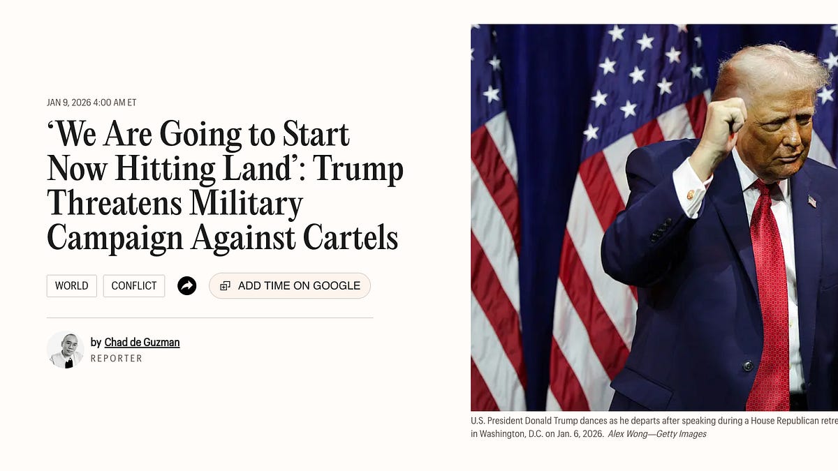 Striking Land Targets in Mexico could be happening shortly