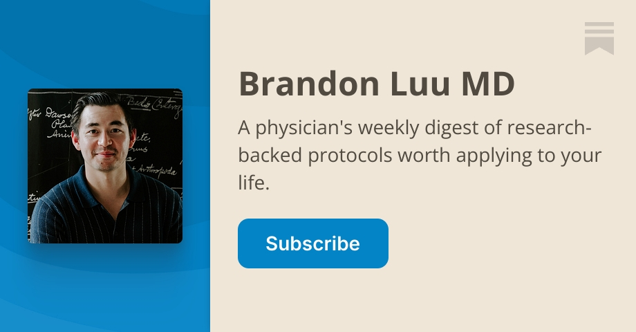 Brandon Luu MD | Substack