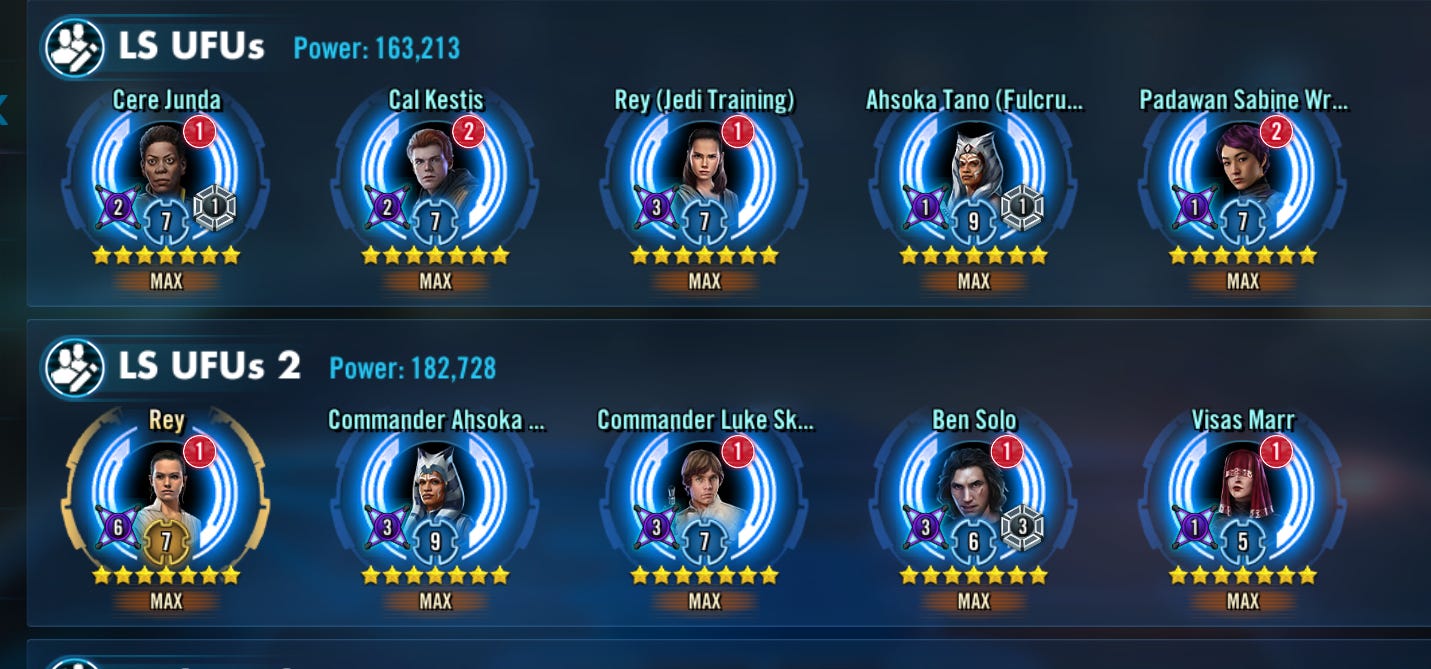 Conquest Feats and Team Building: SM-33