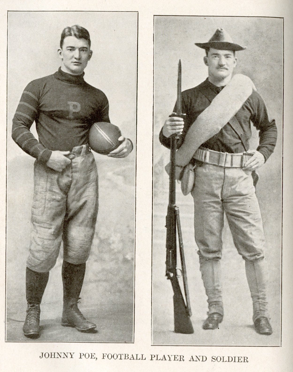 Veterans Day and Johnny Poe - Football Archaeology