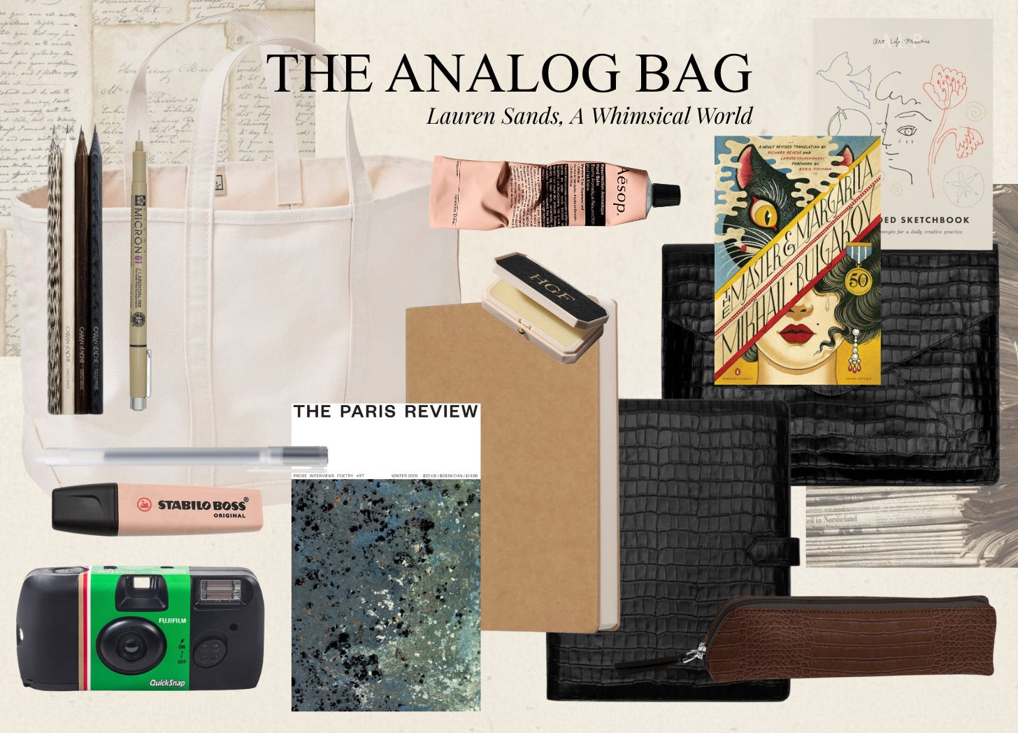 The Analog Bag - by Lauren Sands - A Whimsical World