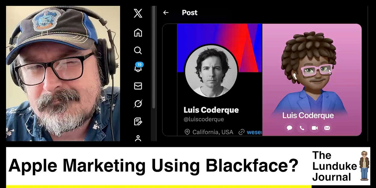 Apple Marketing Using Blackface? - by Bryan Lunduke