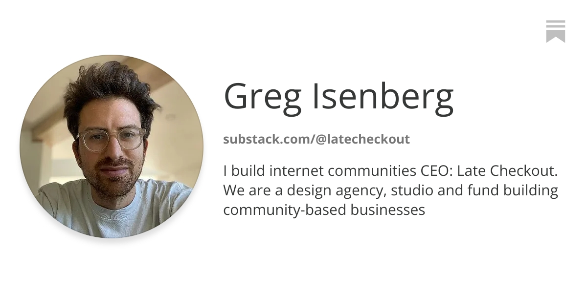 Greg Isenberg | Substack