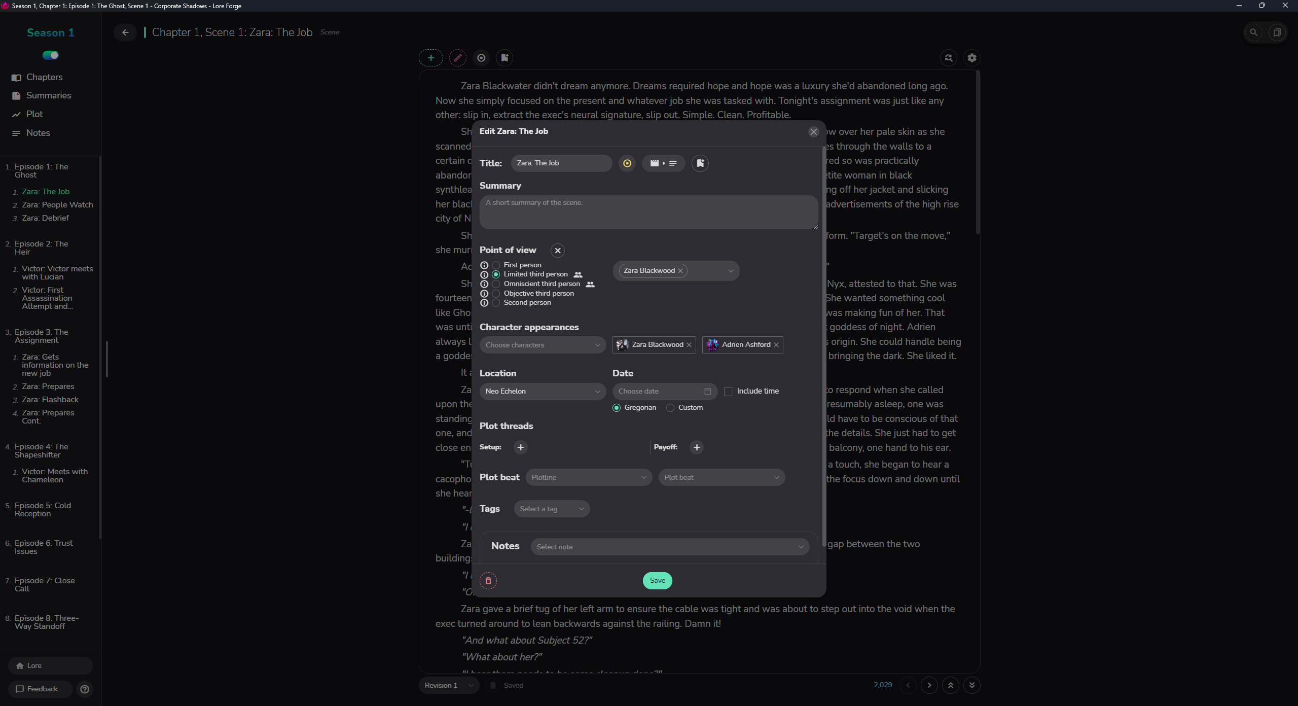 How I Use Lore Forge to Write My Fiction - by J D Lear