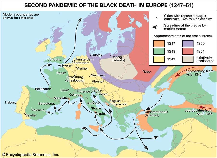 The Black Death of the 14th Century: A Darker Story of Money and Power