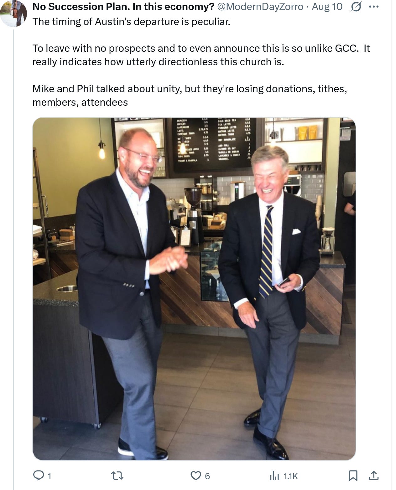 Austin Duncan and Grace Community Church