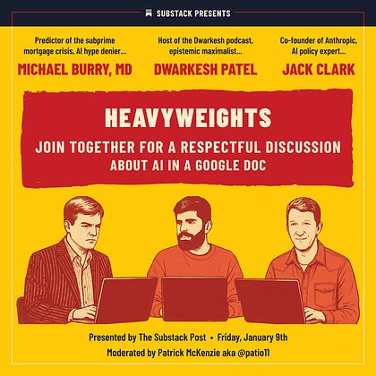 Substack (@substack): "Tomorrow, we’re publishing a conversation ...