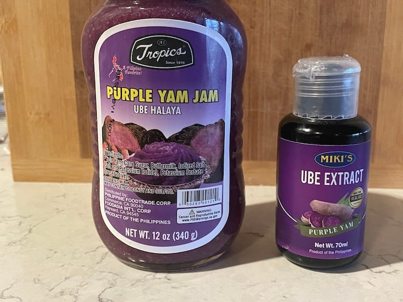 Purple Basque Cheesecake - by Greg Patent