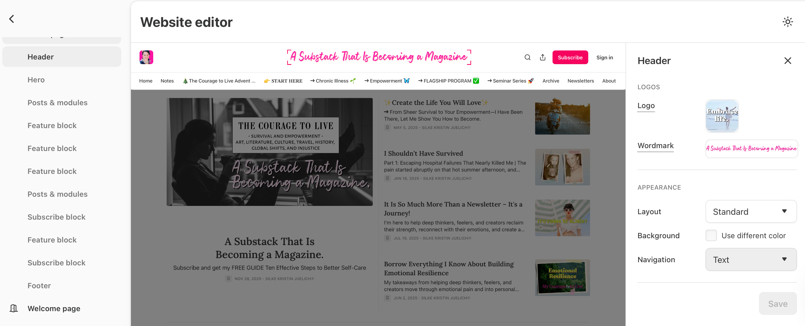 The new Substack design is here — finally! Come to my live FREE ...