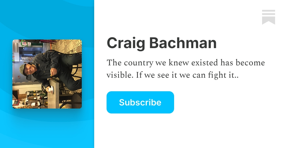 Craig Bachman | Substack