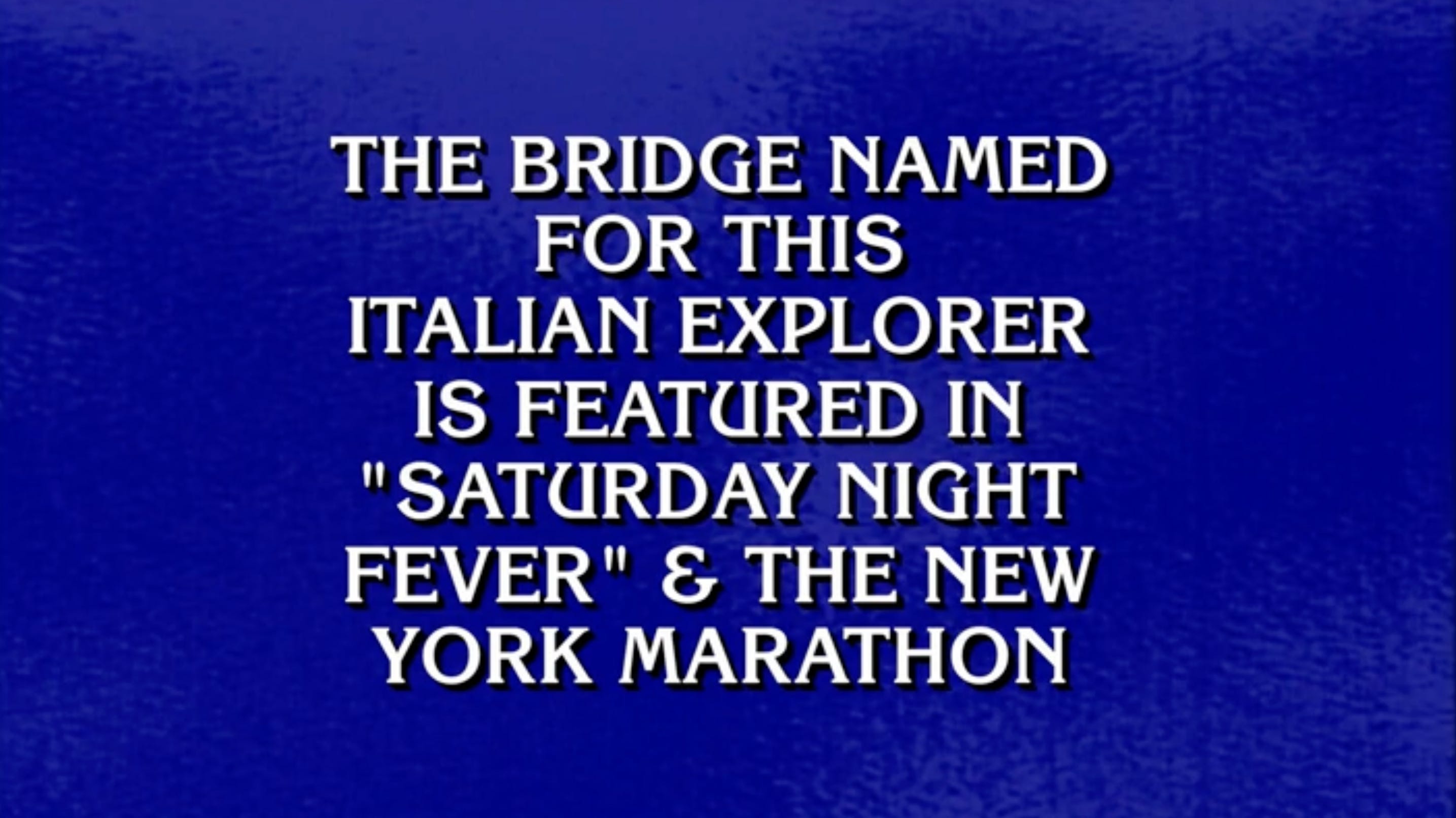 It's a Marathon - Jeopardy!