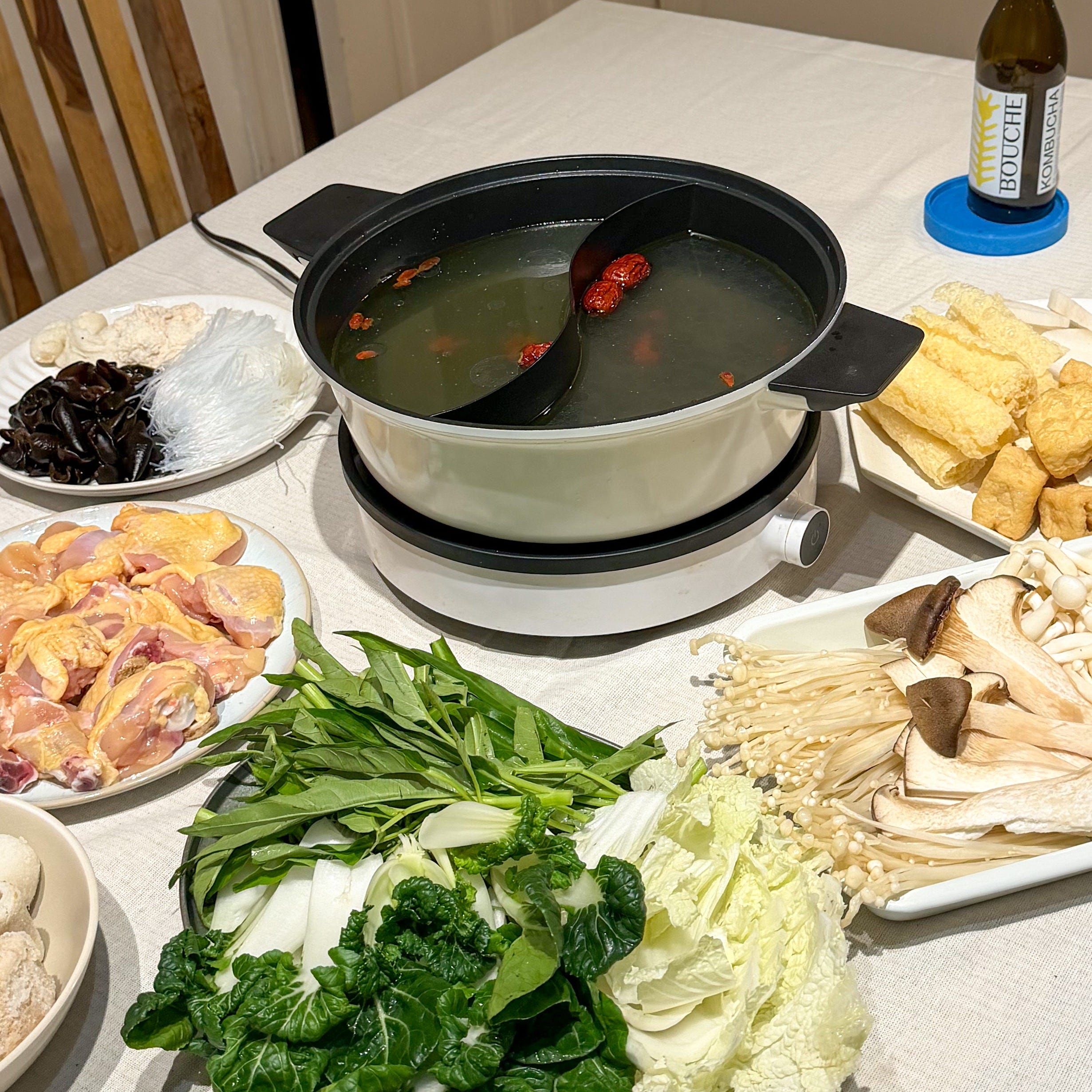 Hosting a Coconut Chicken Hot Pot at Home - by Xueci Cheng