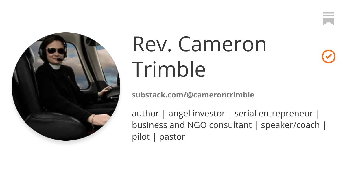 Rev. Cameron Trimble | Substack