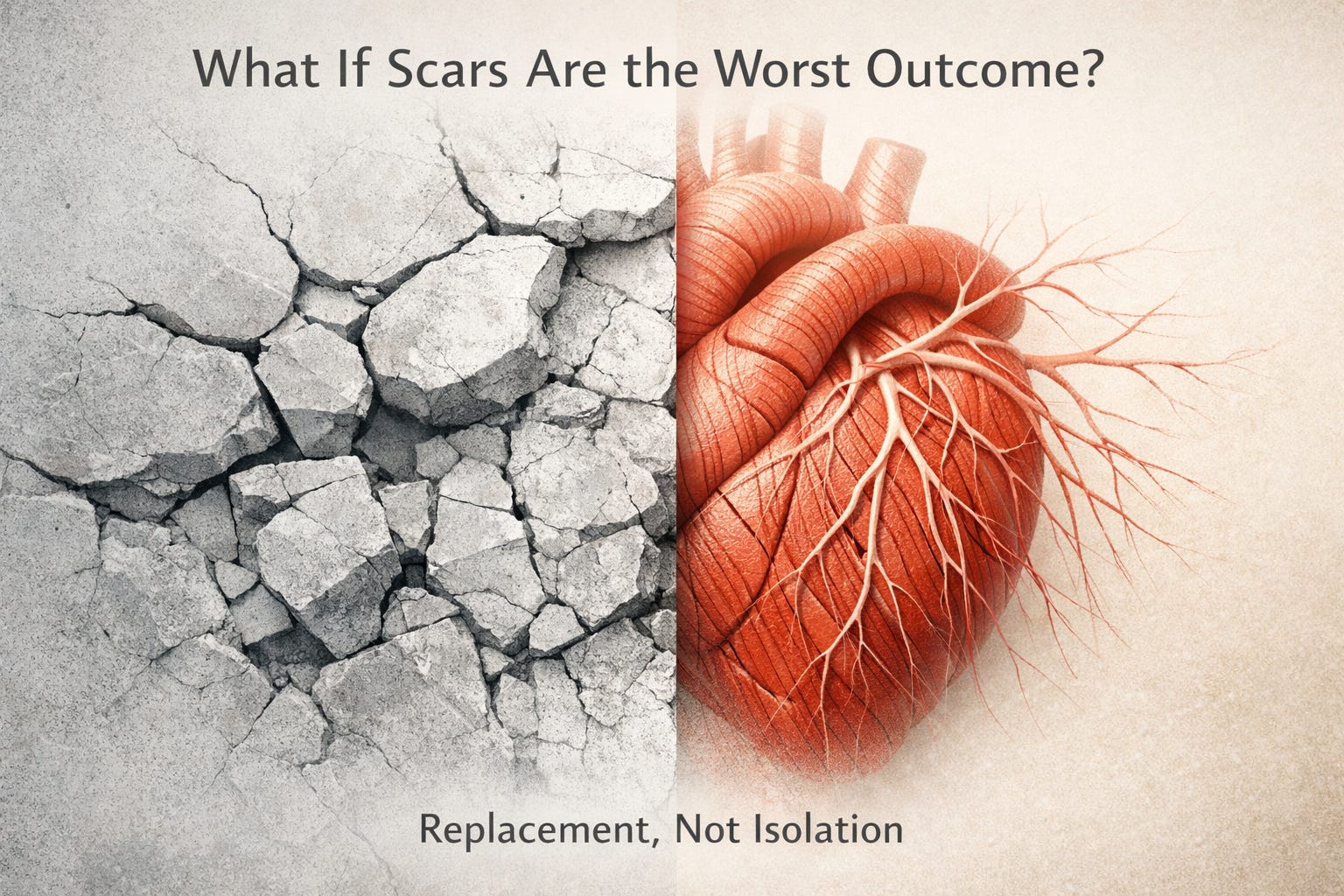 What If Scar Formation Is the Worst Outcome?