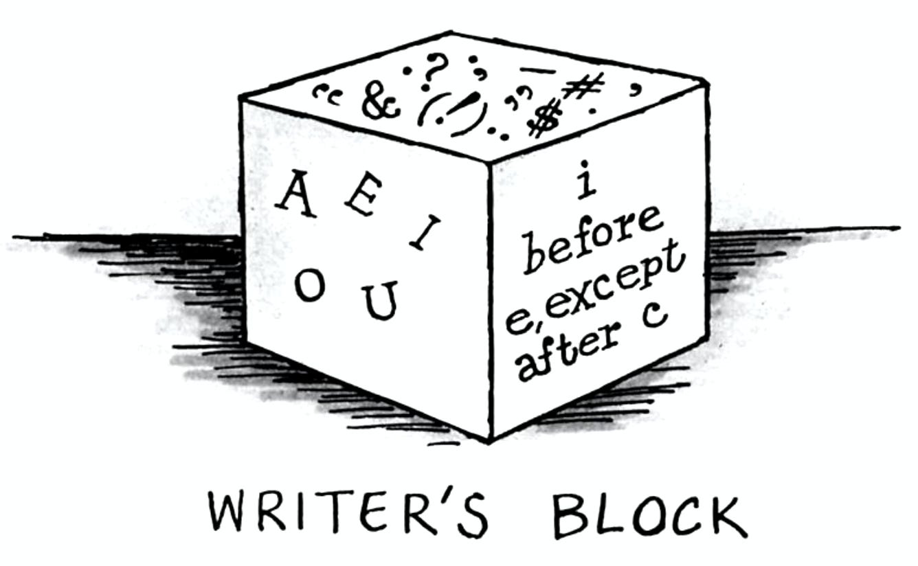 square block writing