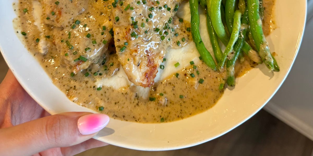 Creamy Garlic Parmesan Chicken - Nourished by Mads