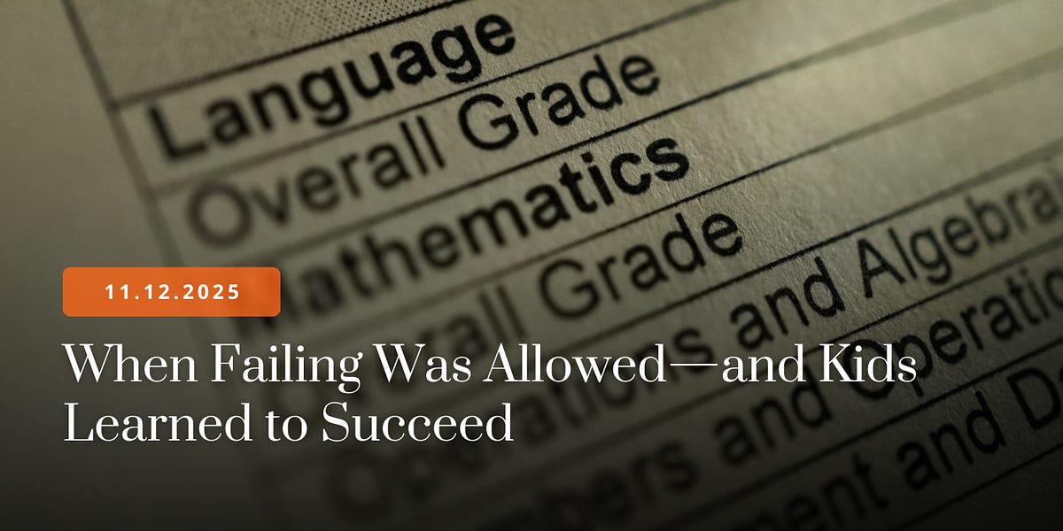 When Failing Was Allowed—and Kids Learned to Succeed