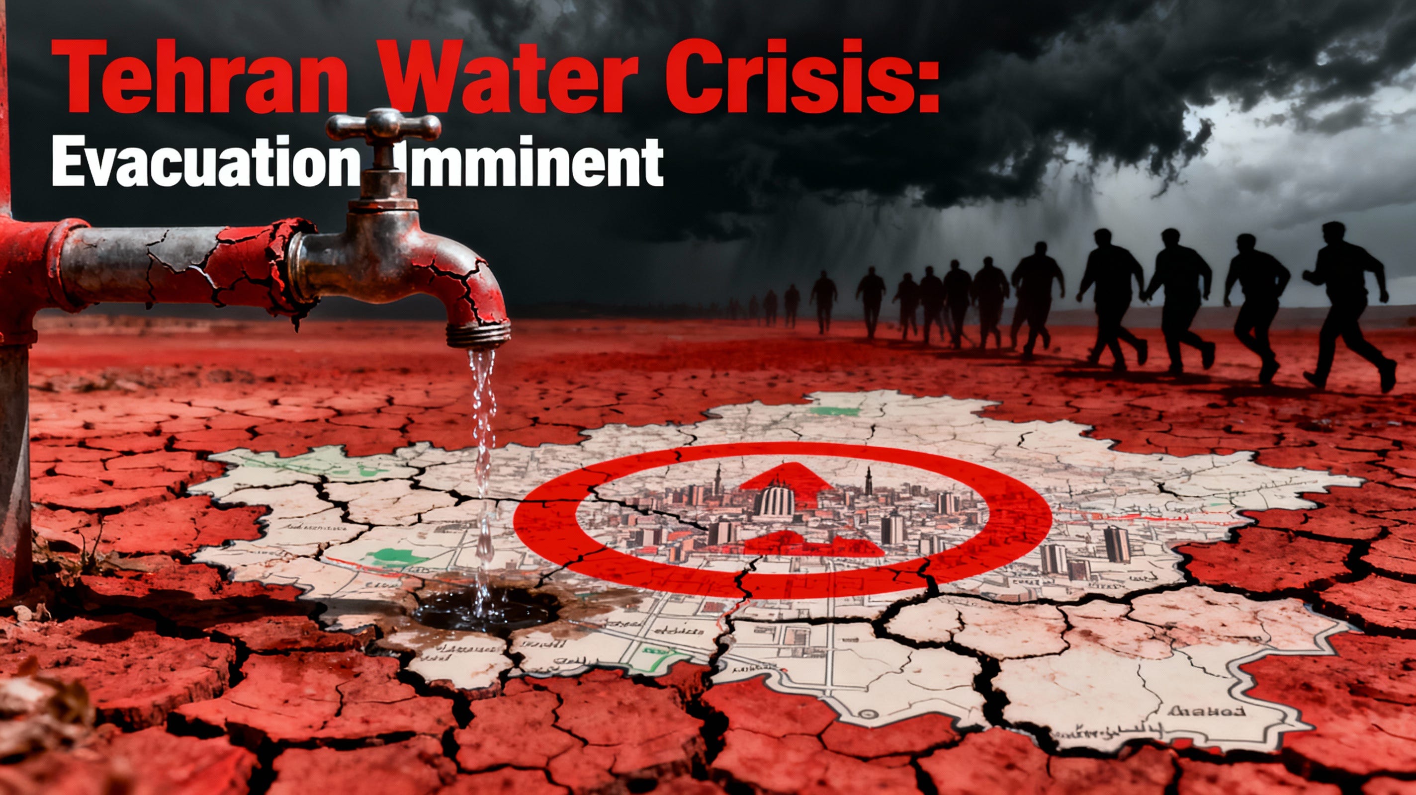 Day Zero in Tehran: Millions Face Evacuation as Water Taps Run Dry