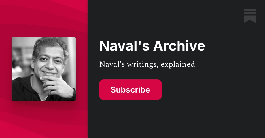 Naval's Archive | Substack