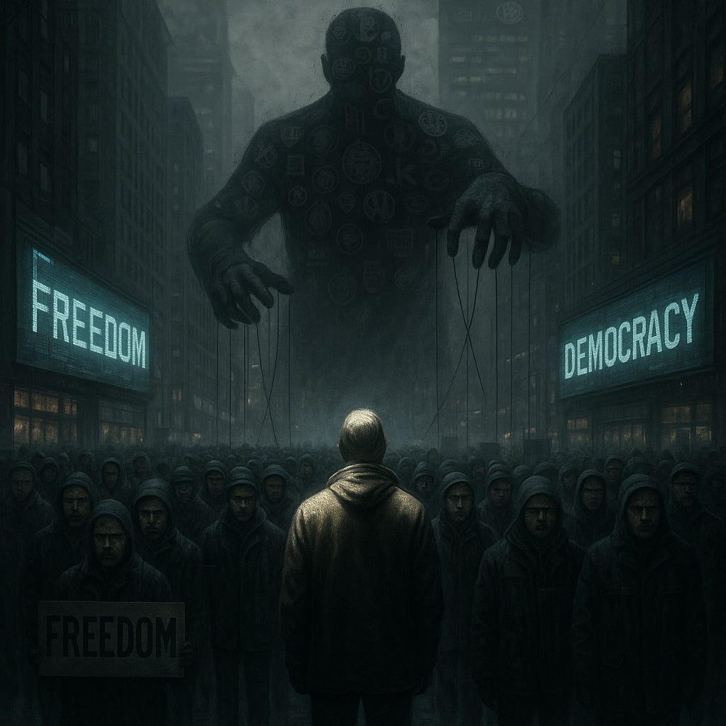 The Illusion of Democracy and the Circus of the Controlled Mind