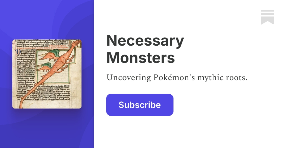 Necessary Monsters | Robert Walrod | Substack
