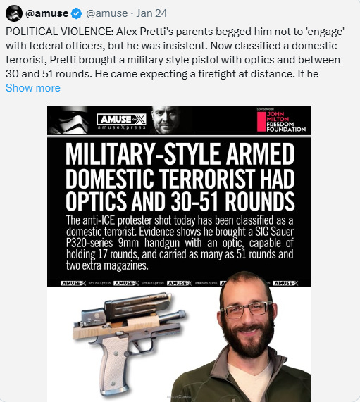 Post Pretti Shooting Rhetoric Is Getting Stupid