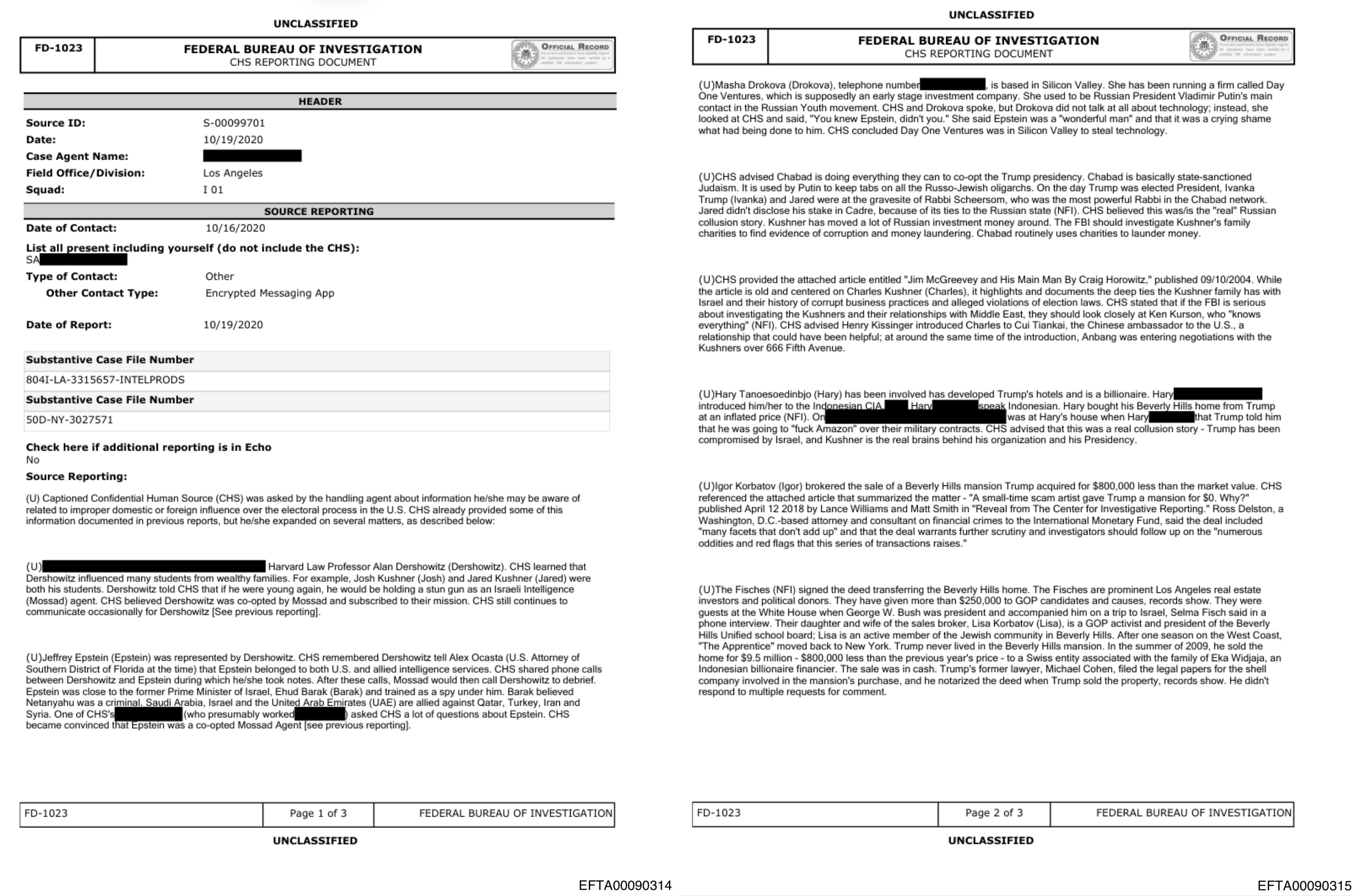 FBI File Records Claim Alan Dershowitz Was ‘Co-Opted’ by Mossad, and ...