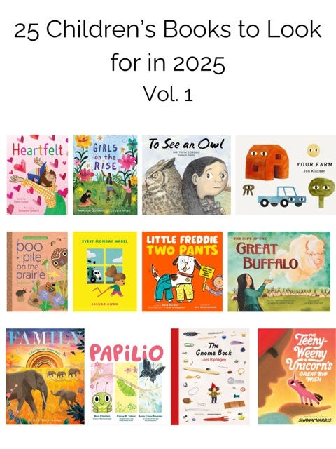 25 Children’s Books to Look for in 2025 - by megan ashton