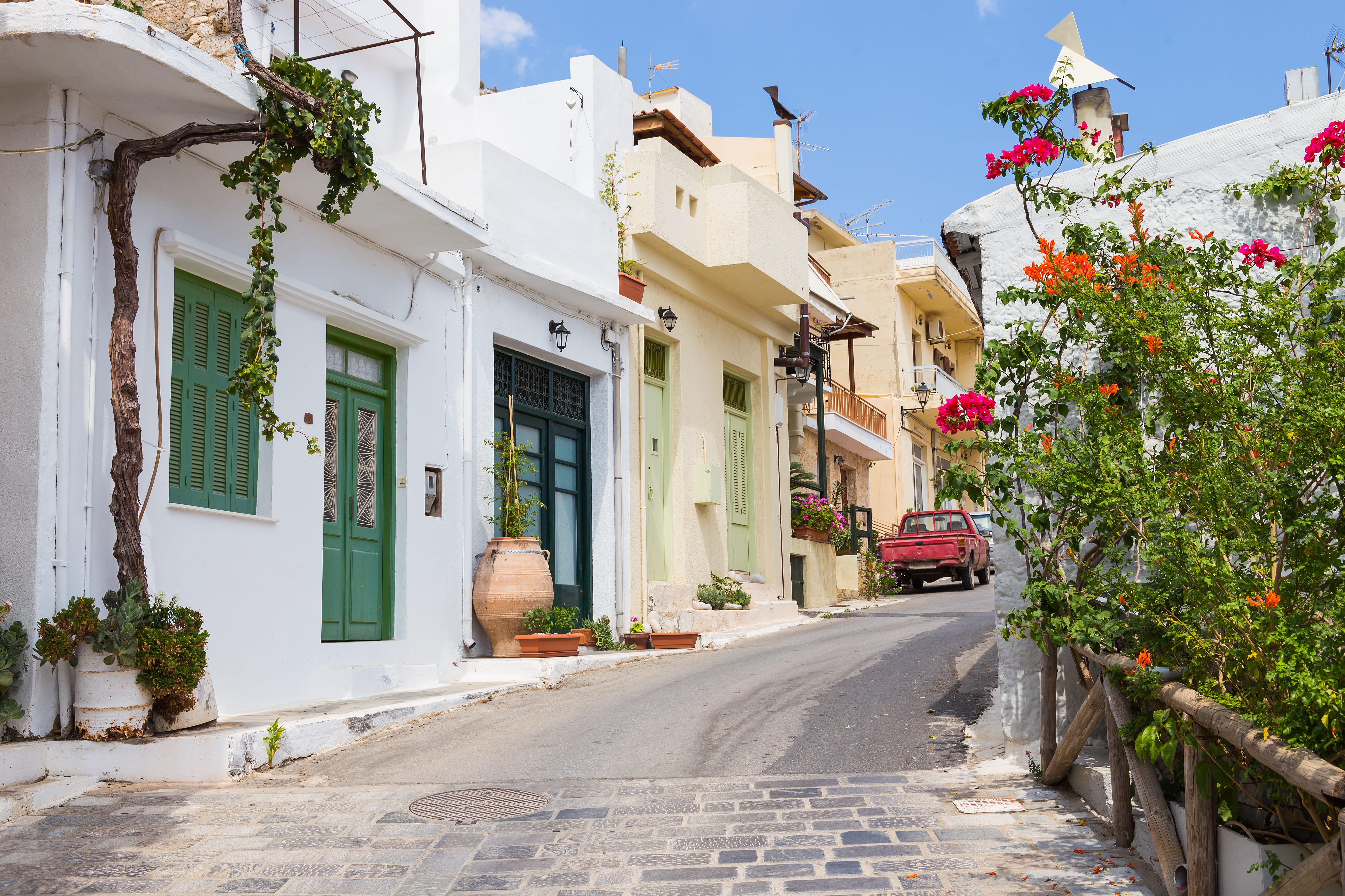 Crete: Kritsa On The Hillside - by Ray Berry