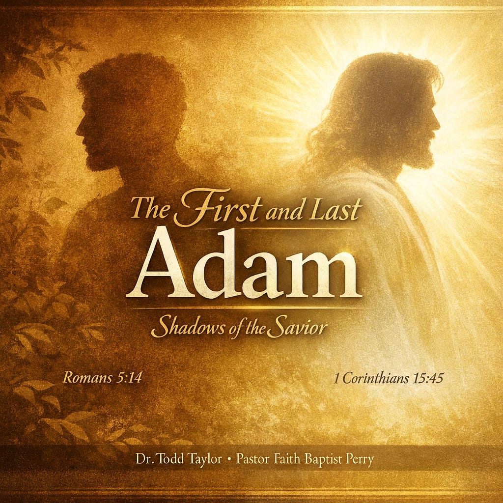 The First and Last Adam - by Faith Baptist Perry